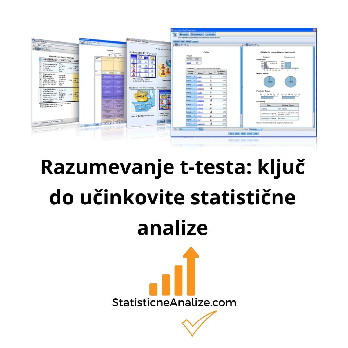 t test (tudi t-preizkus) - temelj za statistično odločanje